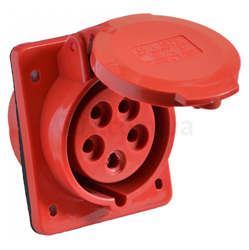 Розетка встраиваемая ГВ 16А/5 (415) 3P+N+PE 16А 415В IP44 АСКО-УКРЕМ ...