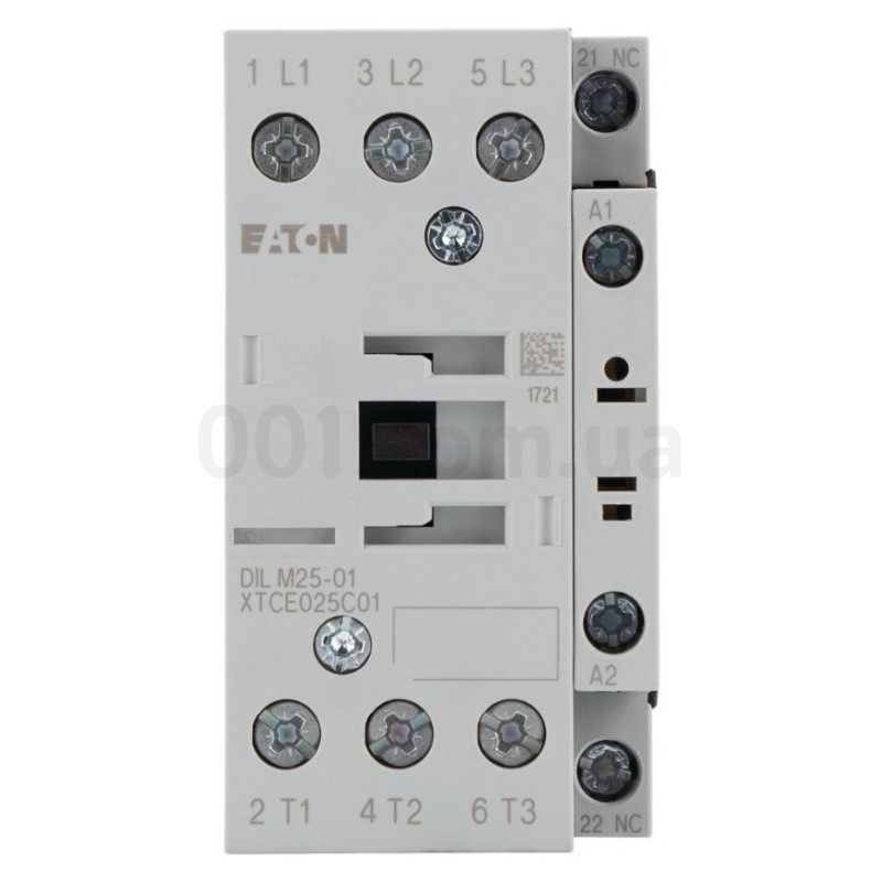 Контактор DILM25-01 (230V50HZ 240V60HZ) 25А 230В/AC 1НЗ Eaton (277164 ...