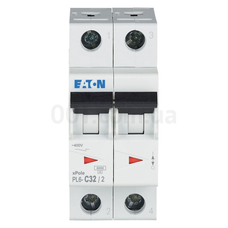 Автоматический выключатель PL6-C32/2 2P 32 А х-ка C Eaton (286570 ...