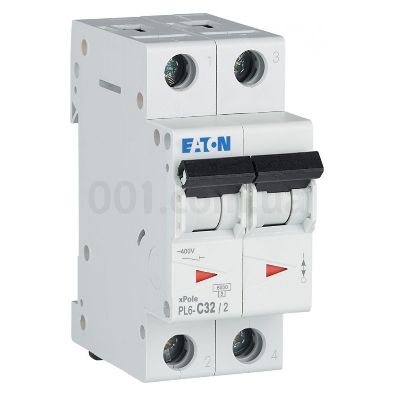 Автоматический выключатель PL6-C32/2 2P 32 А х-ка C Eaton (286570 ...