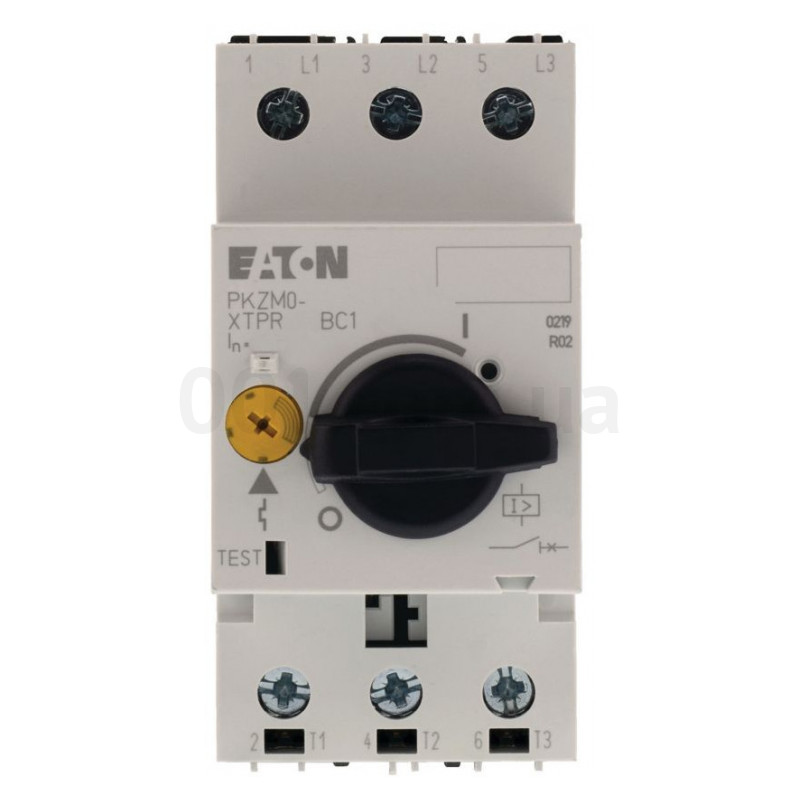 Автоматичний вимикач захисту двигуна PKZM0-1,6 Ir=1...1,6А Eaton (72735 ...