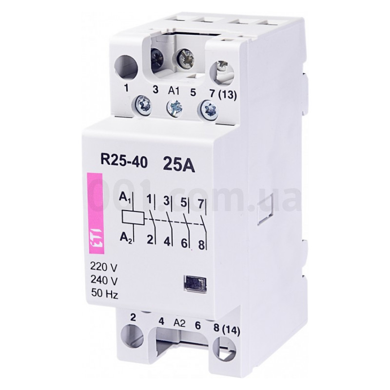 Контактор модульный R 25-40 25A 230V AC 4NO ETI (2462310) купить в ...