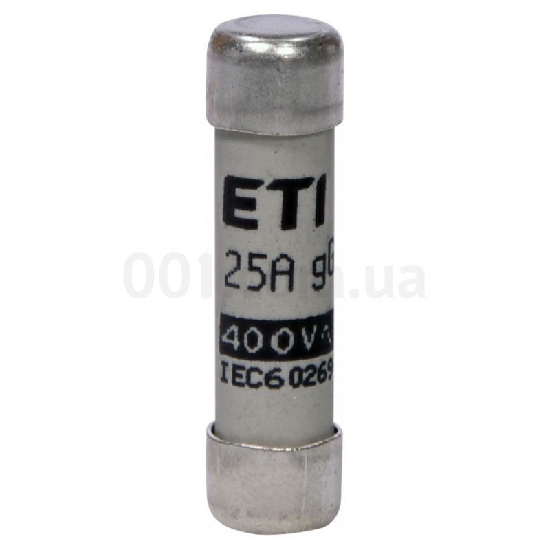 Плавка вставка циліндрична CH 8×32 gG 25A 400В (упаковка = 10 шт.) ETI ...
