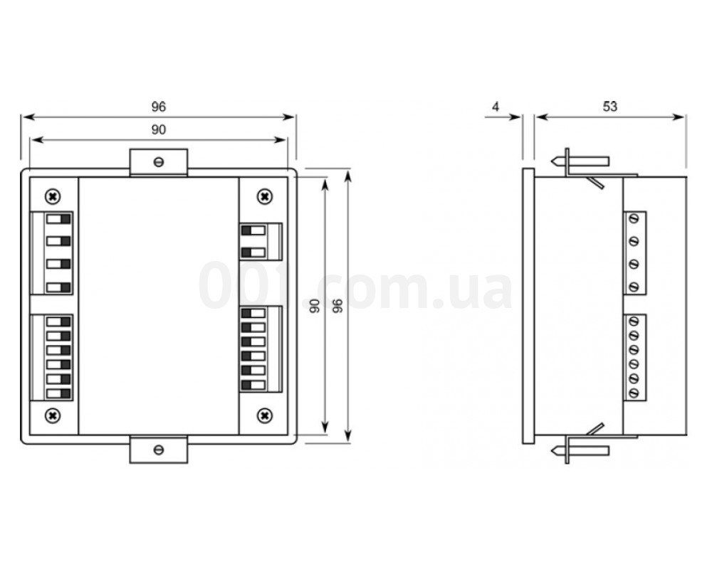 Регулятор реактивной мощности PFC 8 RS 8 ступеней 97×97 ETI (4656906) купить в Киеве в интернет ...
