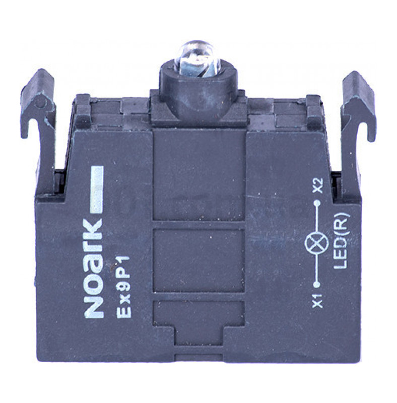 Светодиодный (LED) модуль красный для кнопок Ex9P1 LEDr 110V-230V AC ...