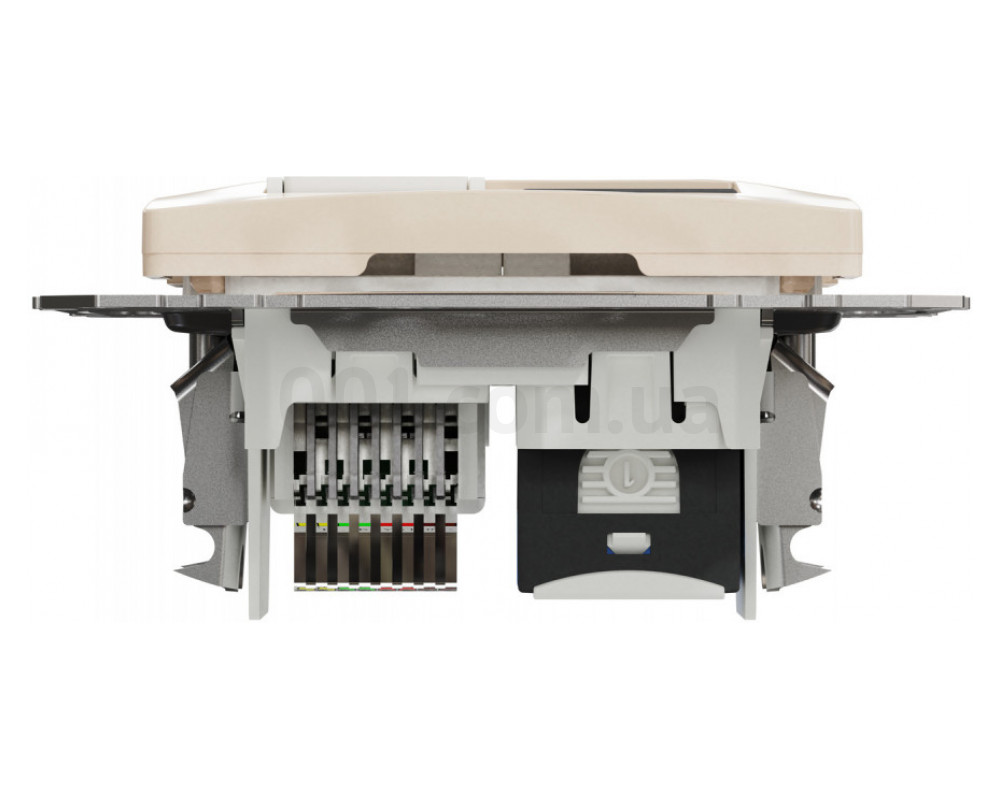 Розетка телефонна RJ11 + комп'ютерна RJ45 кат.6 UTP Sedna Design ...