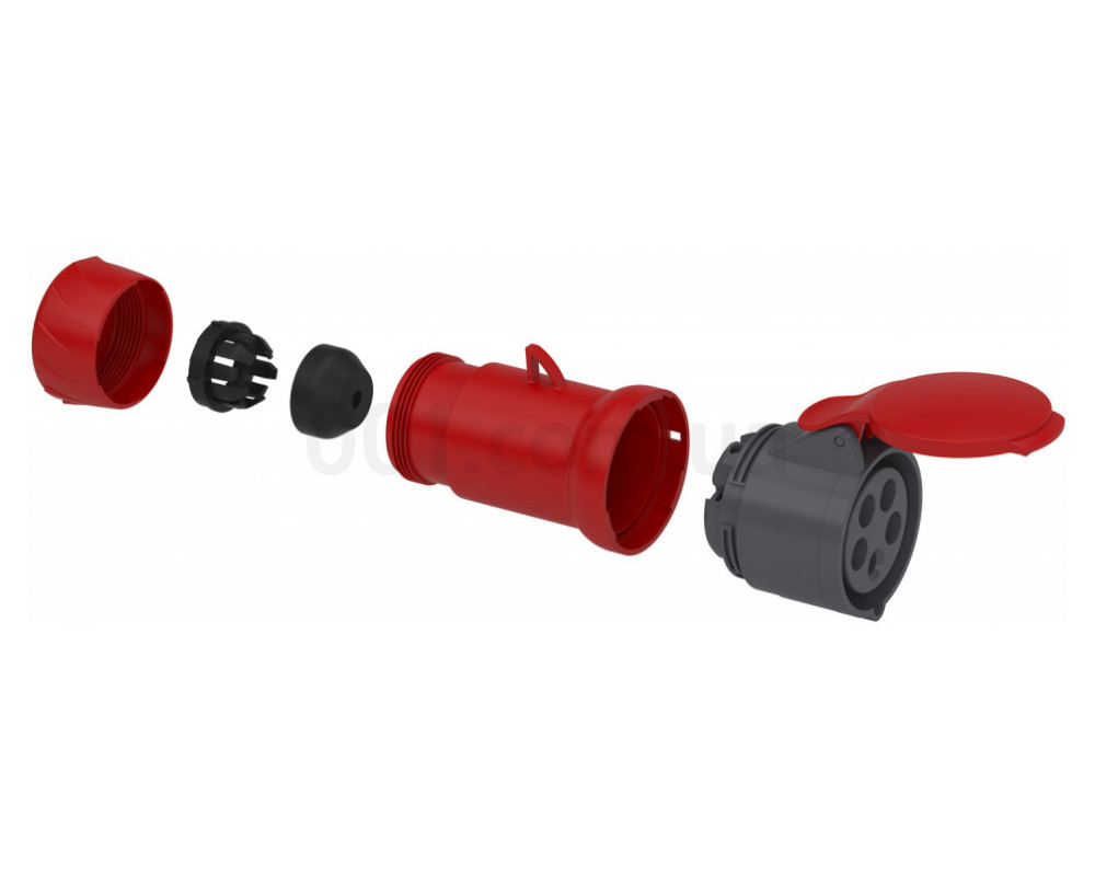 Розетка кабельная переносная 32А 3P+N+E IP44 380В PratiKa Schneider ...