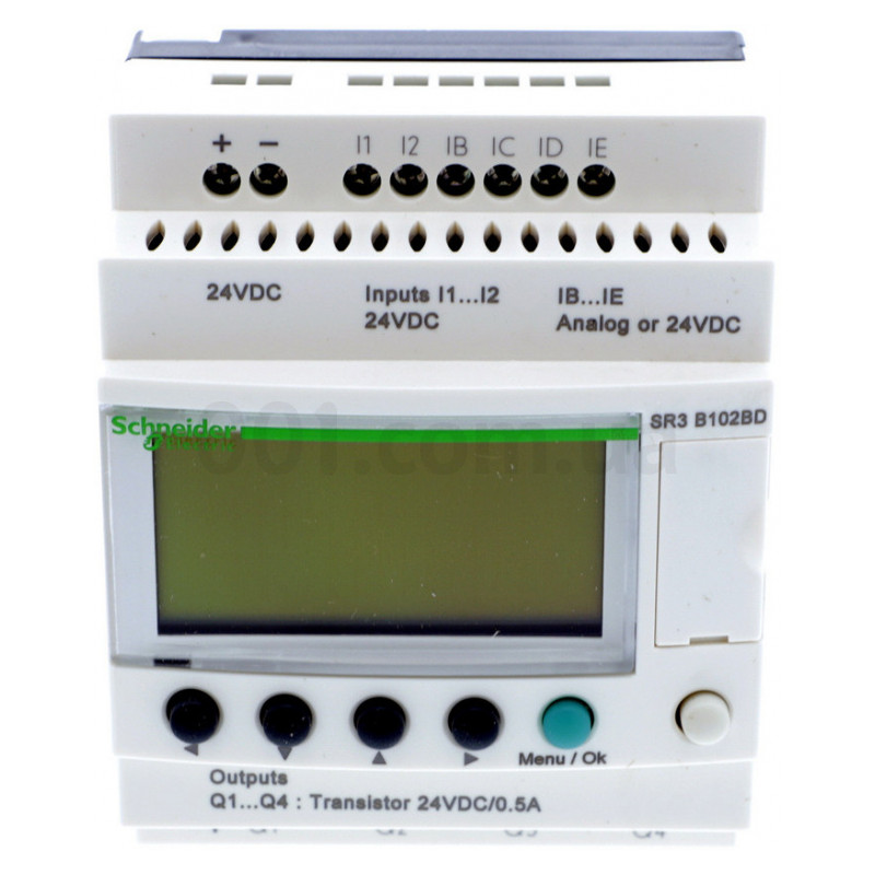 Програмоване реле (ПЛК) Zelio Logic 6 вх./4 транз. вих. 24В DC дисплей ...