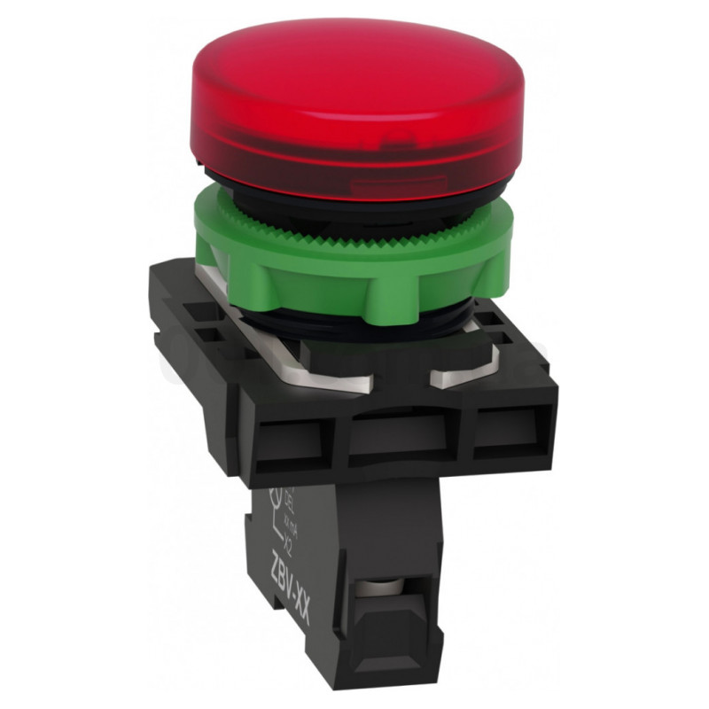 Лампа светосигнальная LED 22мм 24В AC/DC красная XB5 Schneider Electric ...