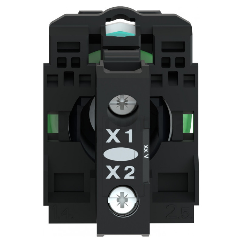 Лампа світлосигнальна LED 22мм 230В AC зелена XB5 Schneider Electric ...