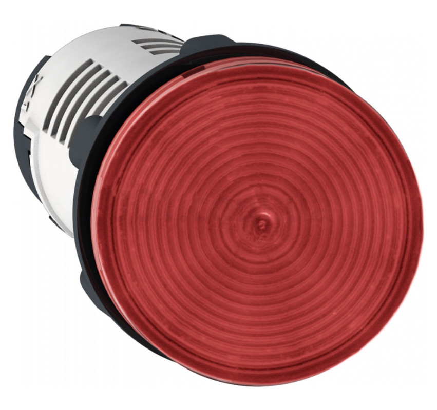 Лампа светосигнальная LED (моноблок) 22мм 230В AC красная XB7 Schneider ...